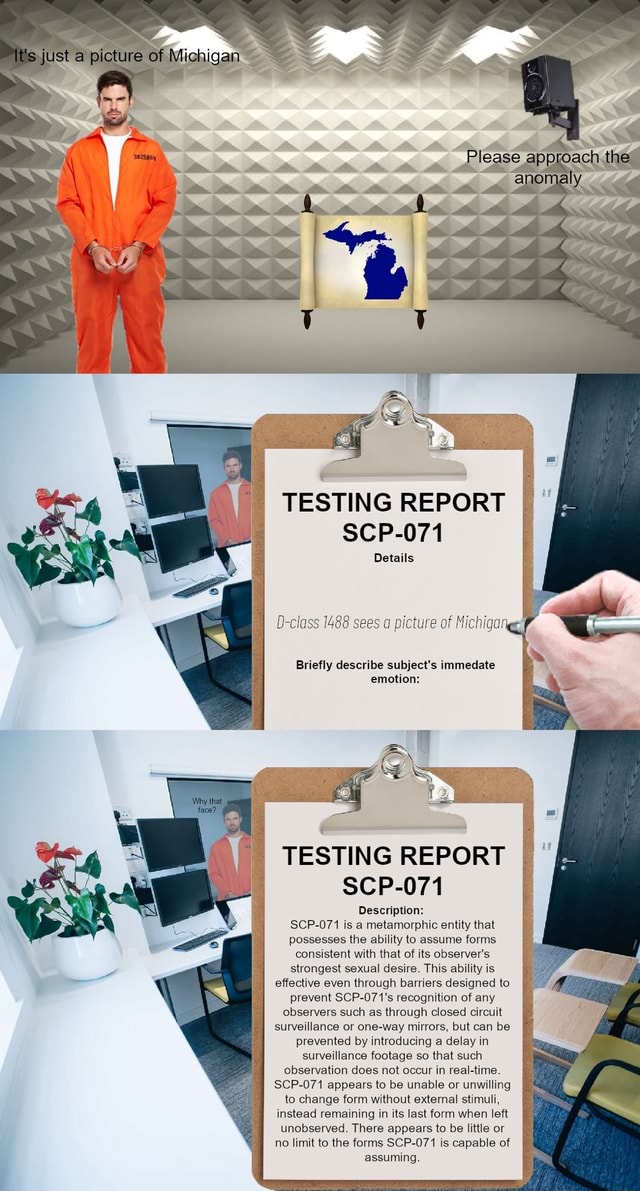{t's just of picture Please approach TESTING REPORT SCP-071 Details ...