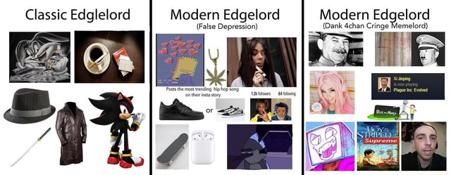 Classic Edglelord Modern Edgelord Modern Edgelord lemelord) (False ...