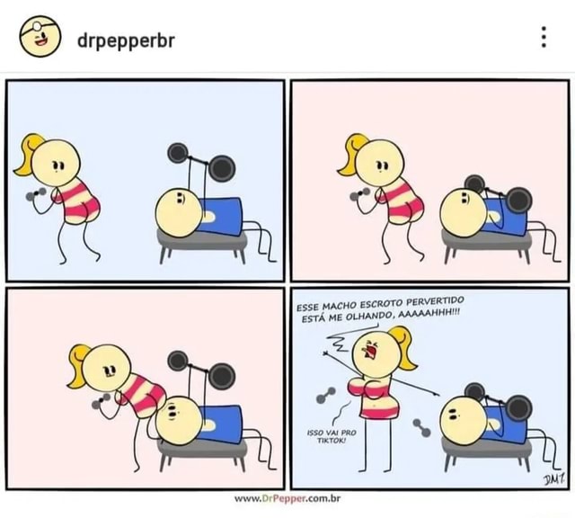 (3) drpepperbr de ESSE MACHO ESCROTO PERVERTIDO ESTÁ ME OLHANDO ...