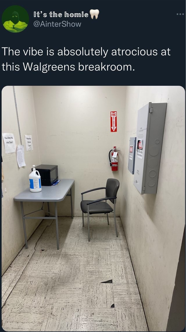 It's the homie @AinterShow The vibe is absolutely atrocious at this ...