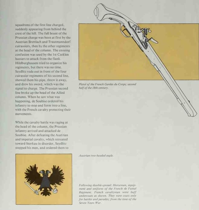 Squadrons of the first line charged, suddenly appearing from behind the ...