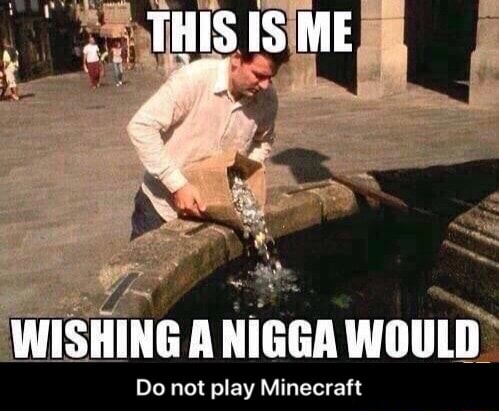 ANIGGA WOULD) Do not play Minecraft - Do not play Minecraft - iFunny