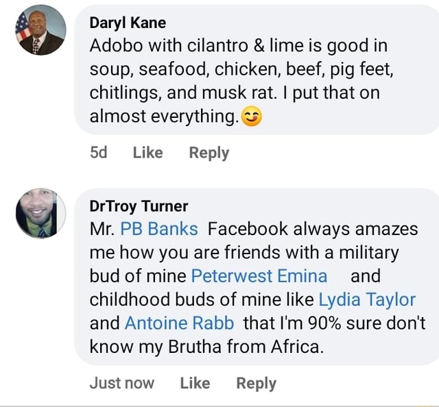 Daryl Kane Adobo with cilantro & lime is good in soup, seafood, chicken ...