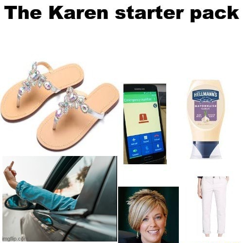 The Karen starter pack - iFunny
