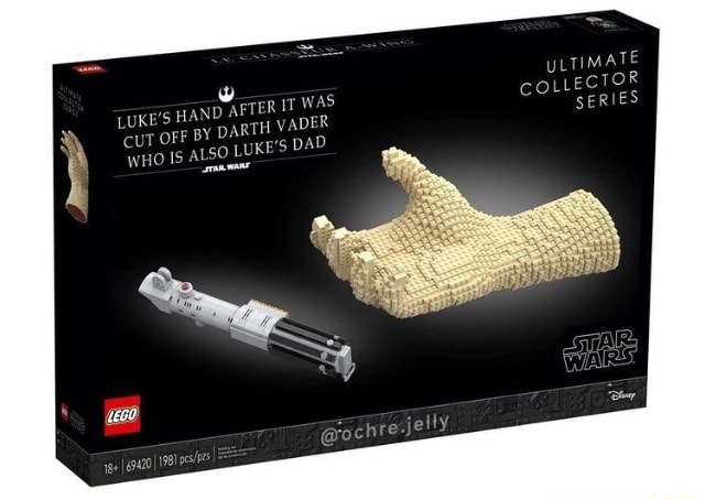 AFTER IT WAS DARTH VADER LUKE'S DAD LUKE HAND CUT OFF BY WHO IS ALSC ...
