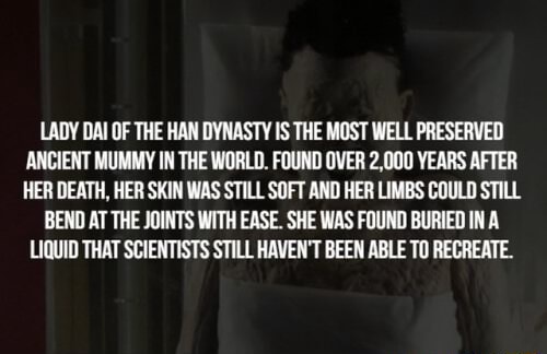 LADY DAI OF THE HAN DYNASTY IS THE MOST WELL PRESERVED ANCIENT MUMMY IN ...