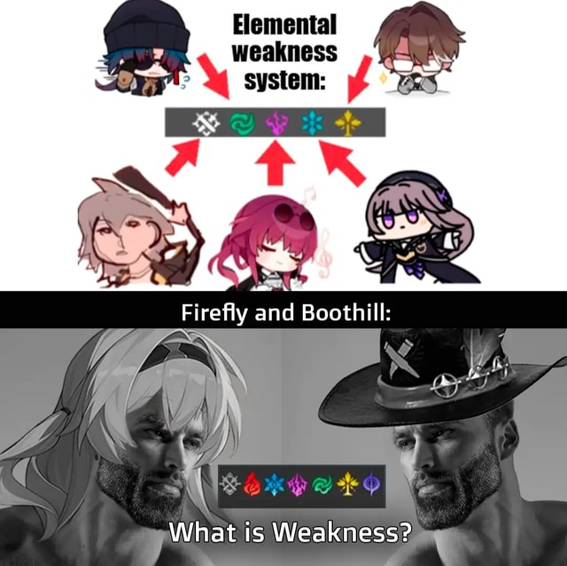 Elemental weakness system: Firefly and Boothill: oI What is Weakness ...