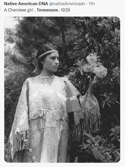 Native American DNA A Cherokee girl . Tenni - )