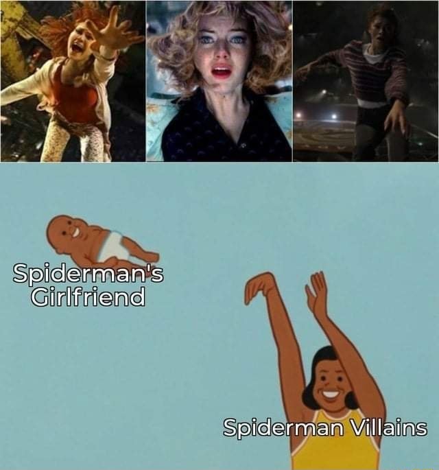 Spidermans Girlfriend Spiderman Villains Ifunny