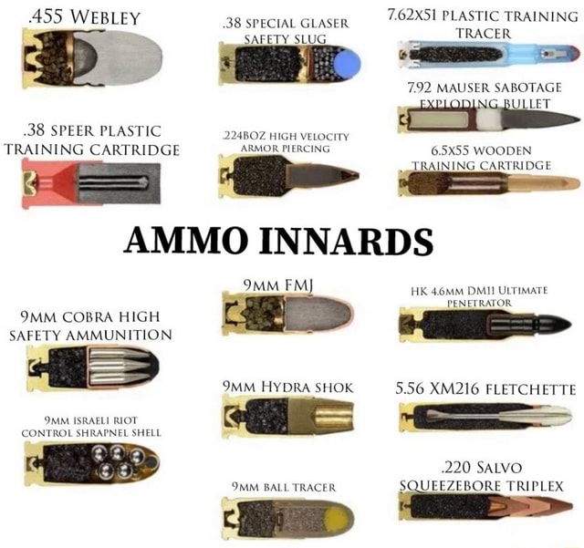 ASS WEBLEY WEBLEY 38 SPECIAL GLASER 7.62X51 PLASTIC TRAINING SAFETY ...