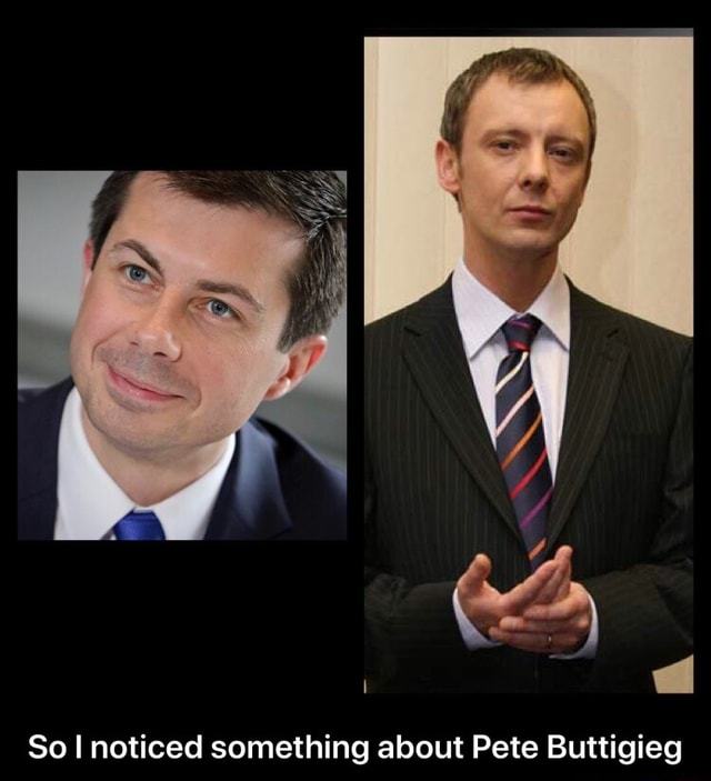 So I noticed something about Pete Buttigieg - So I noticed something ...