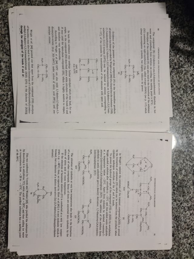 Water and crystallizes from The compound (X) (3,5-dinit (X) containing ...