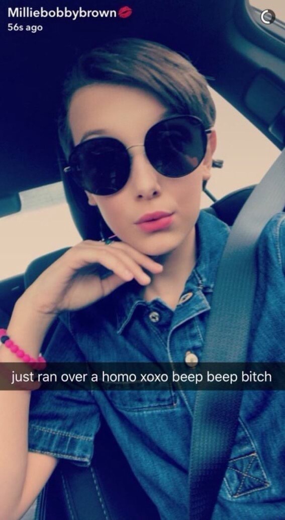 Milliebobbybrown ago just ran over a homo xoxo beep beep bitch - iFunny