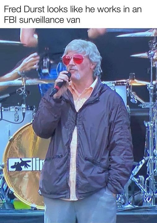 Fred Durst looks like he works in an FBI surveillance van - America’s ...