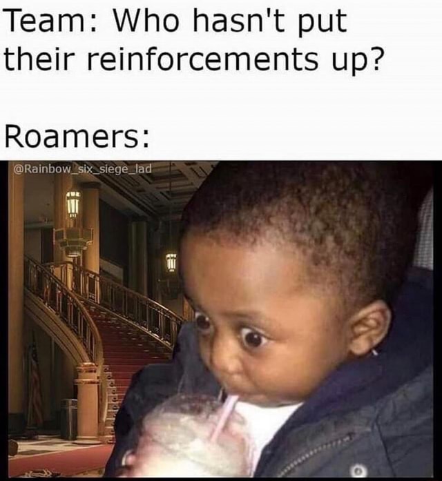Team: Who hasn't put their reinforcements up? Roamers. - iFunny
