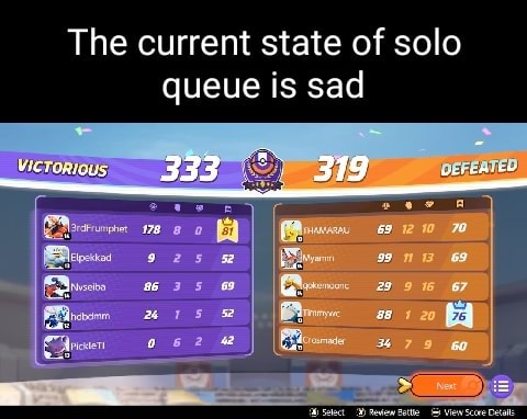 The current state of solo queue is sad - iFunny