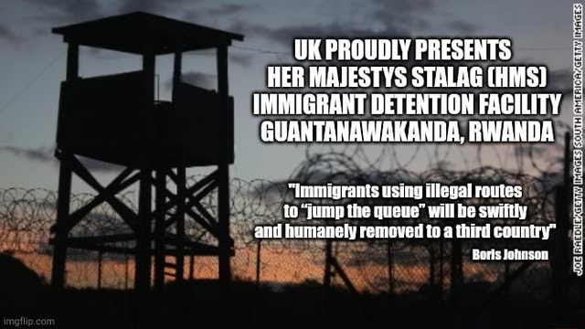 UK PROUDLY PRESENTS HER MAJESTYS STALAG (HMS) IMMIGRANT DETENTION ...