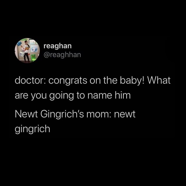 Reaghan @reaghhan doctor: congrats on the baby! What are you going to ...
