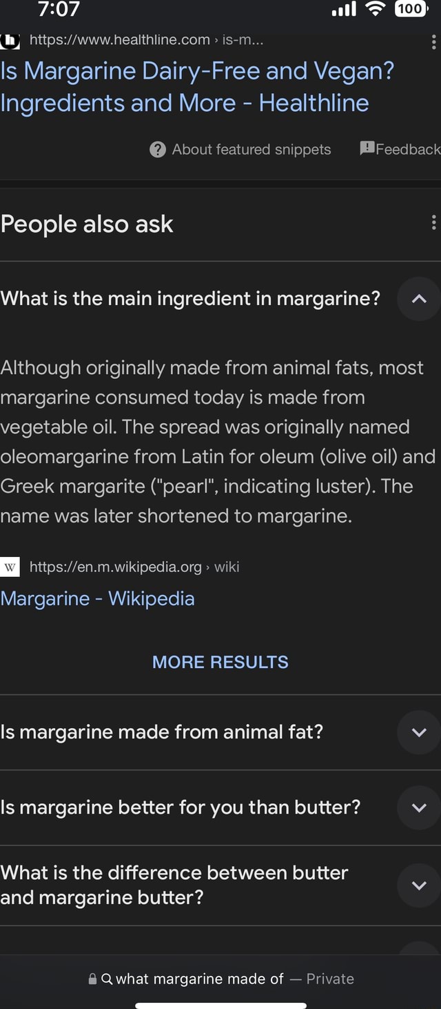All is-m... Is Margarine Dairy-Free and Vegan? Ingredients and More ...