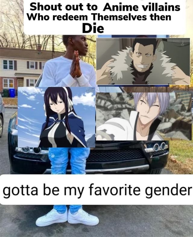 Shout out to Anime villains Who redeem Themselves then Die gotta be my ...