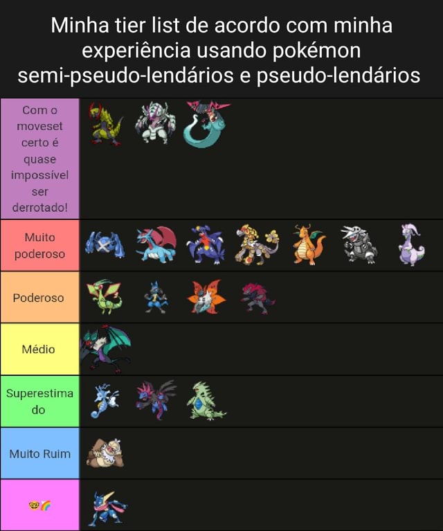 Minha Tier List De Acordo Com Minha Experi ncia Usando Pok mon Semi minha-tier-list-de-acordo-com-minha-experi-ncia-usando-pok-mon-semi