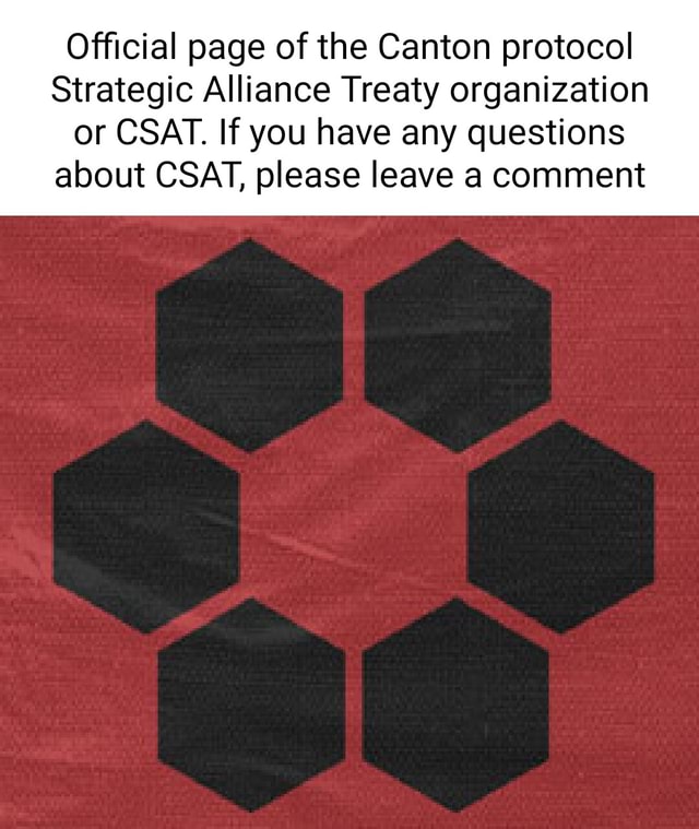 Official page of the Canton protocol Strategic Alliance Treaty ...