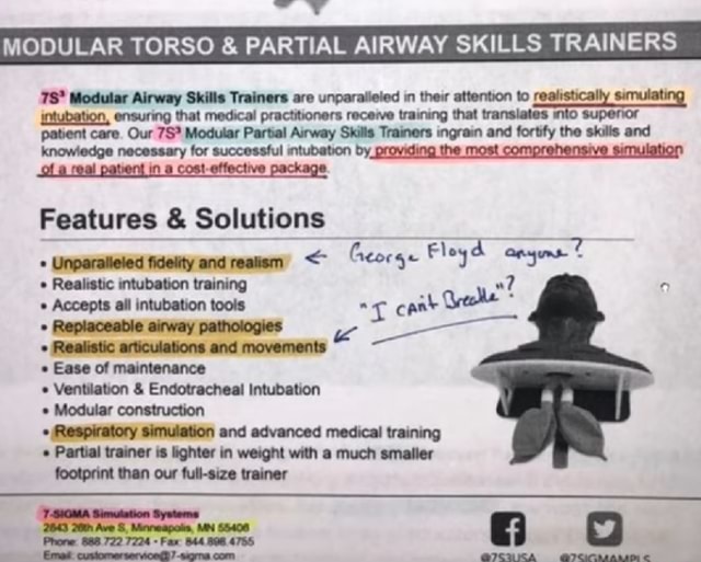MODULAR TORSO & PARTIAL AIRWAY SKILLS TRAINERS Modular Airway Skills ...