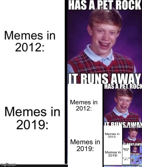 Memes in 2012: Memes in Memes in 2019: Memes in 2019: - iFunny