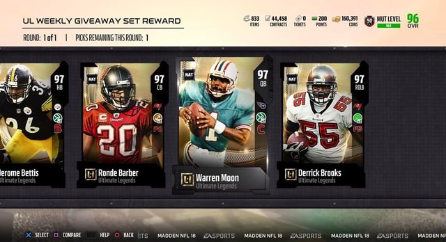 UL Weekly Giveaway #mut - ITEMS CONTRACTS TICKETS POINTS COINS 833 ...