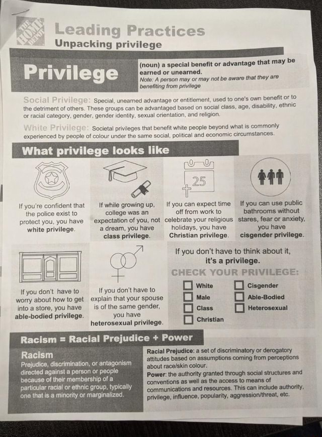 Educate yourself please. - (noun) a special benefit or advantage that ...