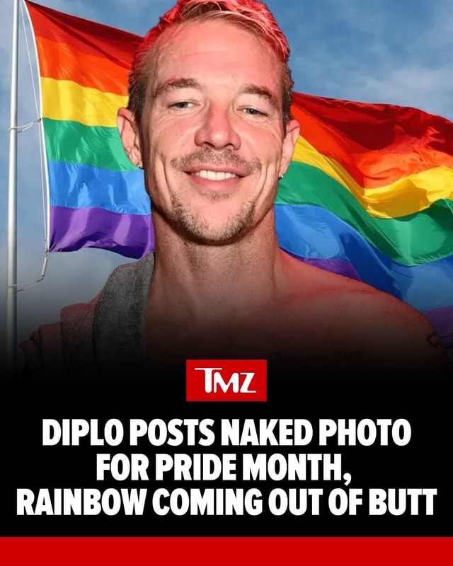 Mz Diplo Posts Naked Photo For Pride Month Rainbow Coming Out Of Butt Americas Best Pics And