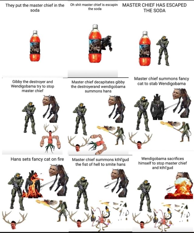 They put the master chief in the Oh shit master chief is escapin ...