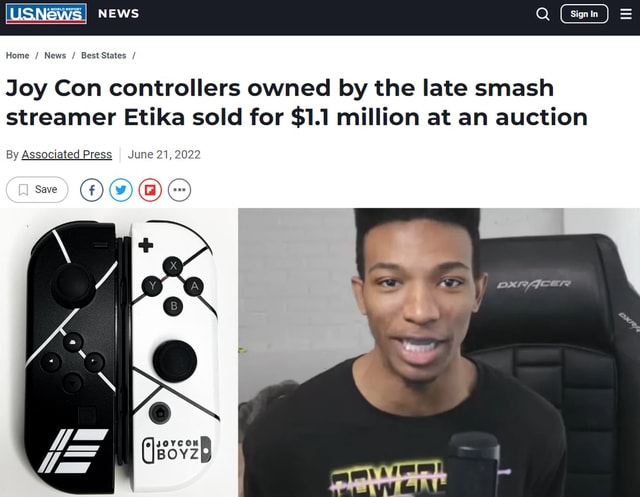 Home / News / Best States / USNews News Joy Con controllers owned by ...