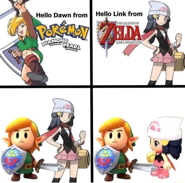 Hello Dawn from Hello Link from THELGIND OF - iFunny
