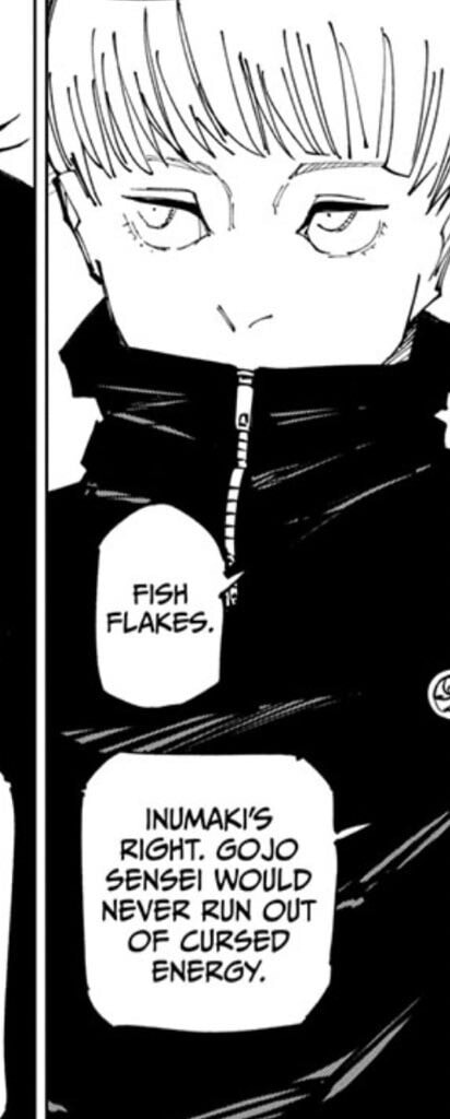 INUMAKI'S RIGHT. GOJO SENSEI WOULD NEVER RUN OUT OF CURSED ENERGY. - iFunny