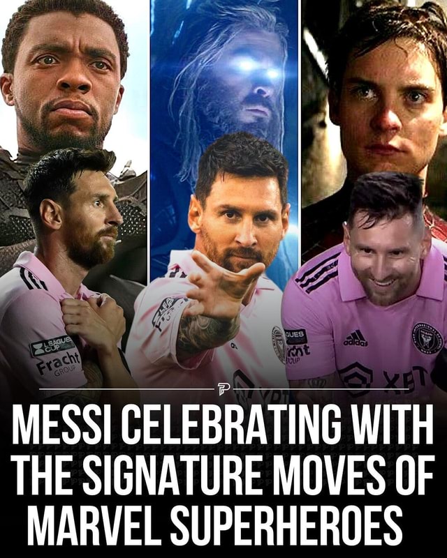Lionel Messi marks his celebration using the distinctive gesture of a ...