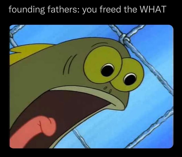 Founding fathers: you freed the WHAT IN - iFunny