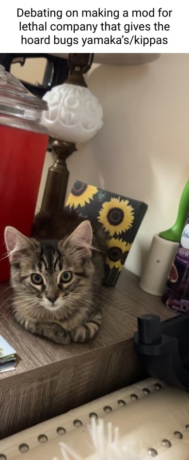 Debating on making a mod for lethal company that gives the hoard bugs ...