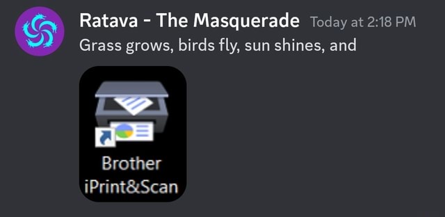 Ratava - The Masquerade Today at PM Grass grows, birds fly, sun shines ...