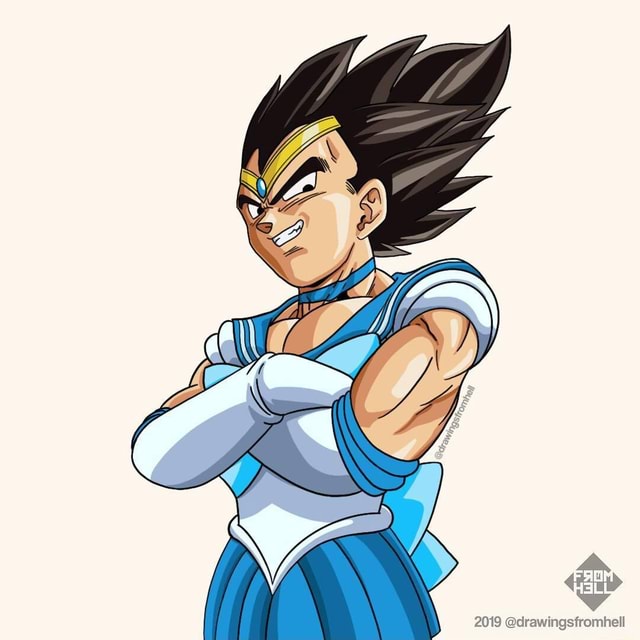 Vegeta, princess of all saiyans. - iFunny