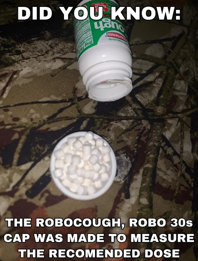 DID YOU KNOW: THE ROBOCOUGH, ROBO CAP WAS MADE TO MEASURE THE ...