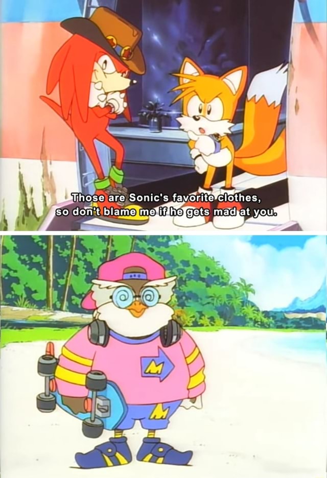 Tihosejare Sonic's favorite¥clothes, - iFunny