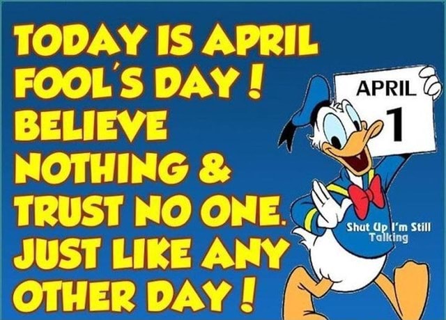 🙂 Good Morning! Happy April Fool's Day! 🙂 Have a great Thursday ...