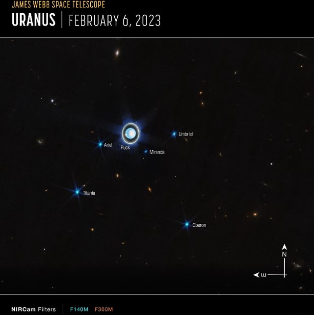 JAMES WEBB SPACE TELESCOPE URANUS I FEBRUARY 6, 2023 Umbriel Ariel Puck ...
