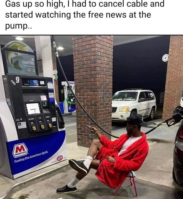 Gas Up So Aign I To Cance Cabie Anc Started Watching The Free News At