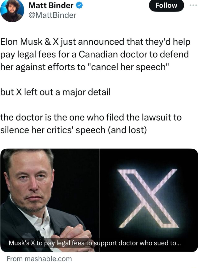 @MattBinder Matt Binder @ Follow Elon Musk & X just announced that they ...