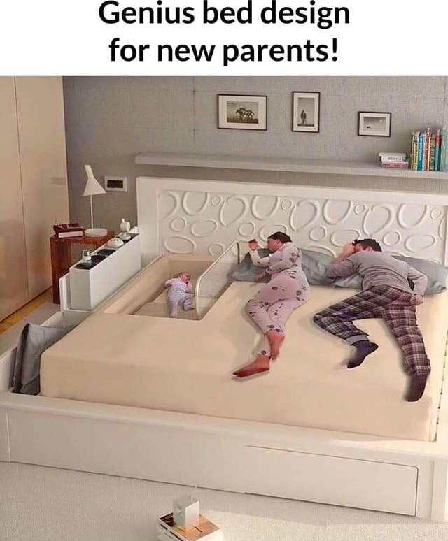 Genius bed design for new parents! - iFunny
