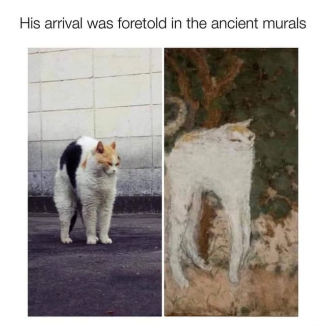 His arrival was foretold in the ancient murals - iFunny