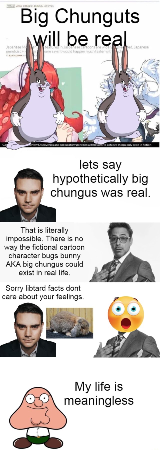 Big Chunguts are lets say hypothetically big chungus was real. That is ...
