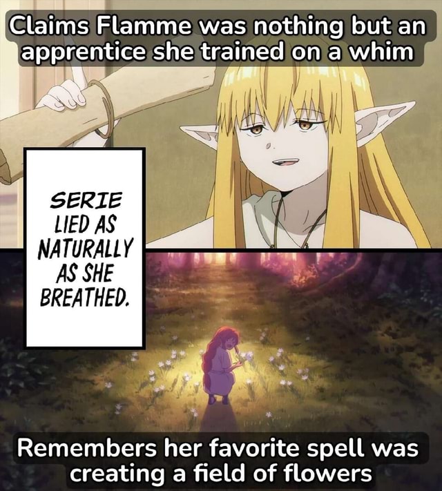 Claims Flamme was nothing but an apprentice she trained on a whim I ...